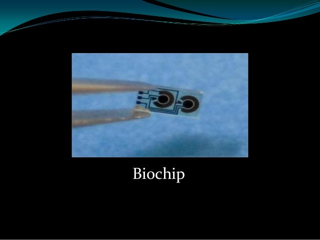 Biochip seminar ppt 2014