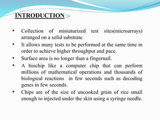 Biochip Technology | PPTX