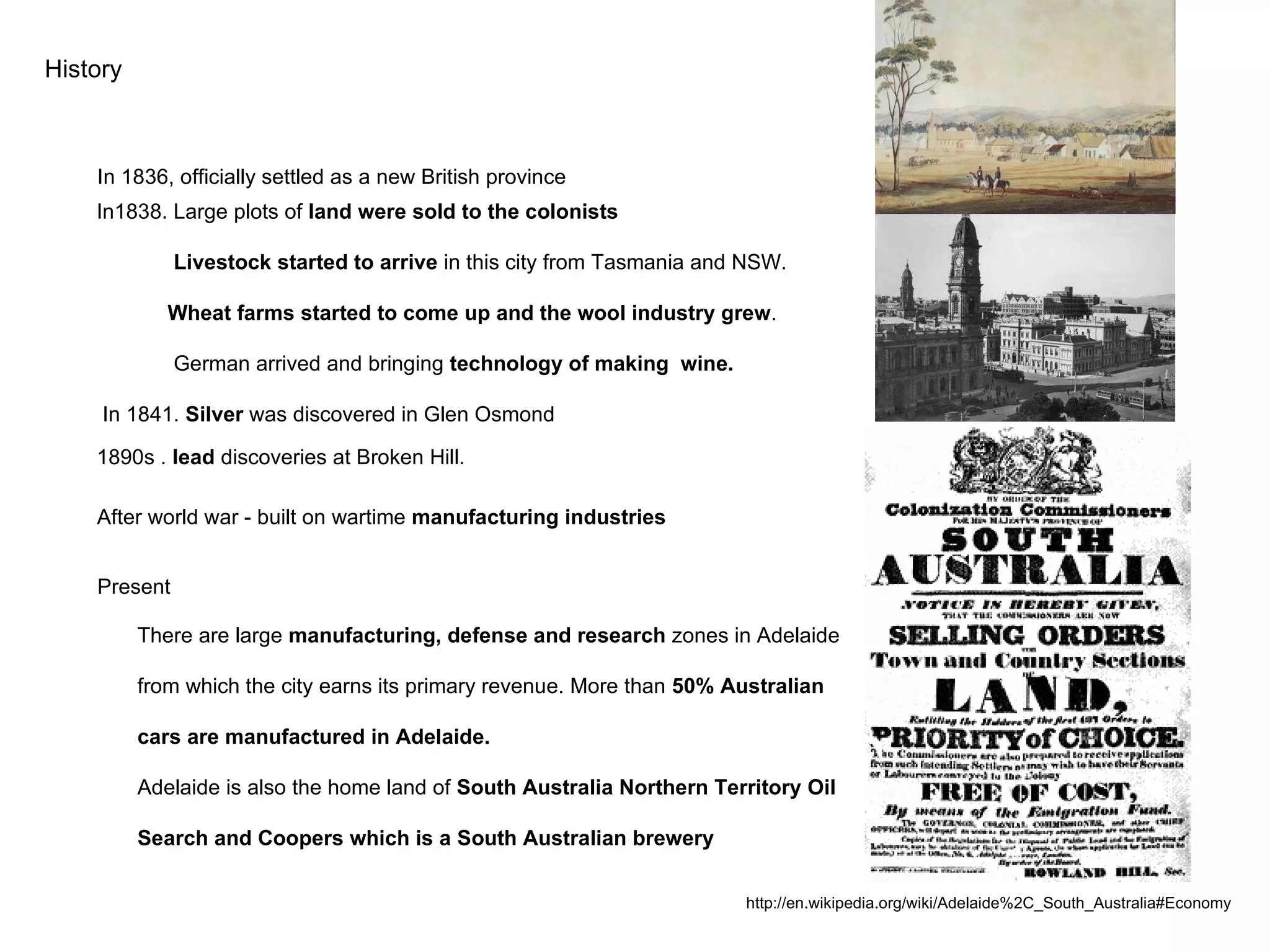 Adelaide economy and population | Biocity Studio | PPT