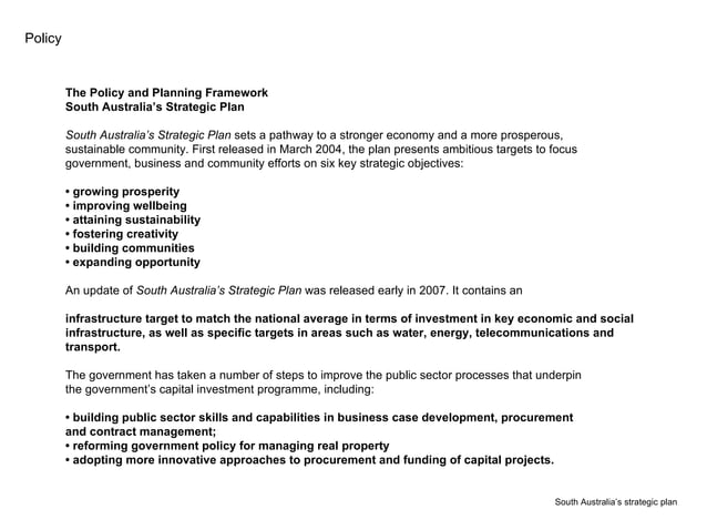 Adelaide economy and population | Biocity Studio | PPT | Developmental ...