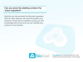 Bio clad specification presentation | PPT