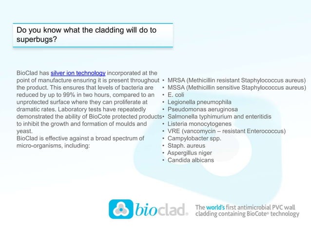 Bio clad specification presentation | PPT