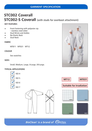 Bio clean reusable garments | PDF