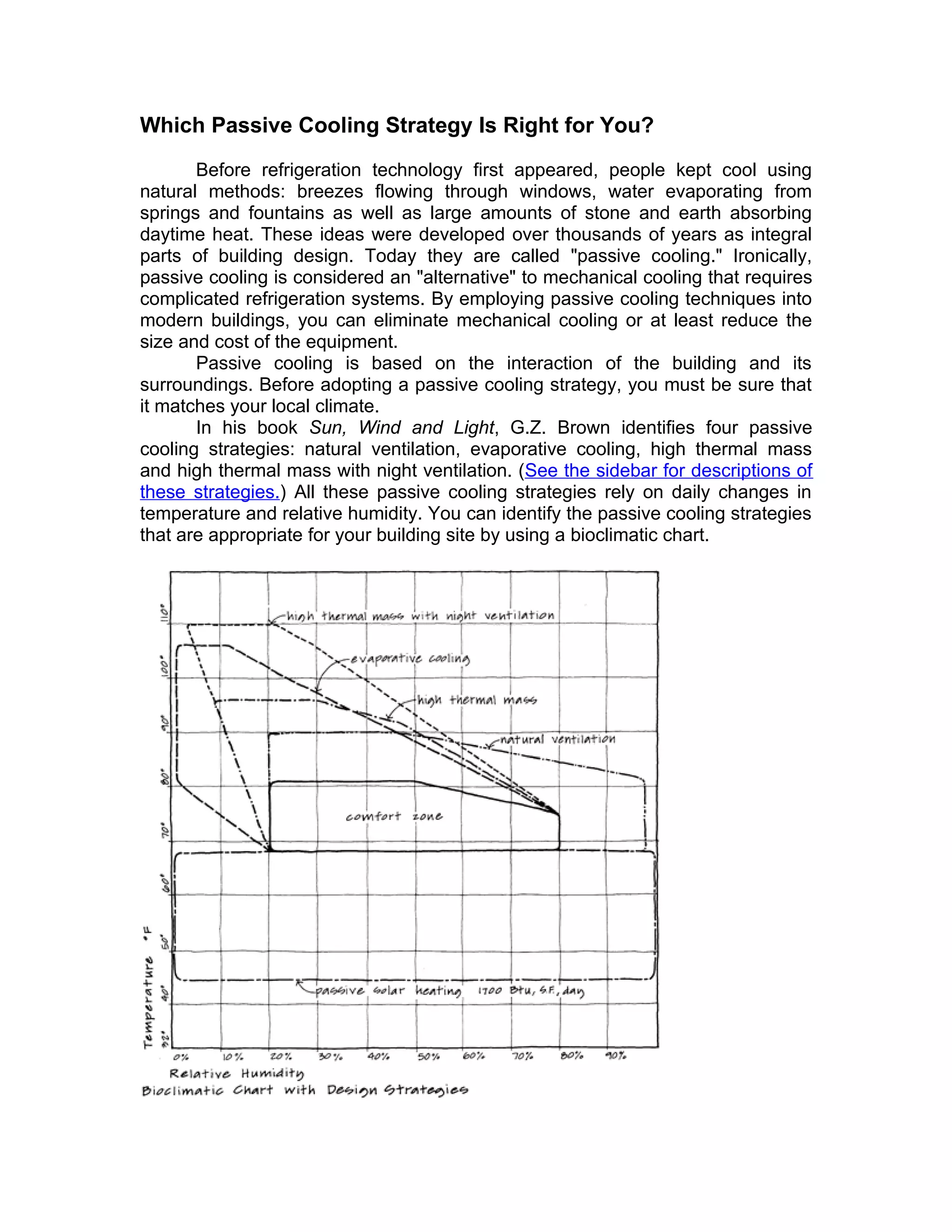 Bioclimatic chart | DOC