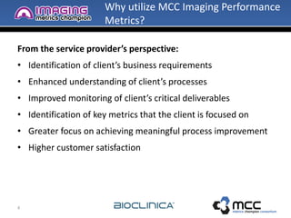 BioClinica Imaging Metrics Case Study | PDF