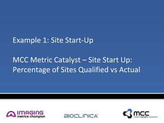 BioClinica Imaging Metrics Case Study | PDF