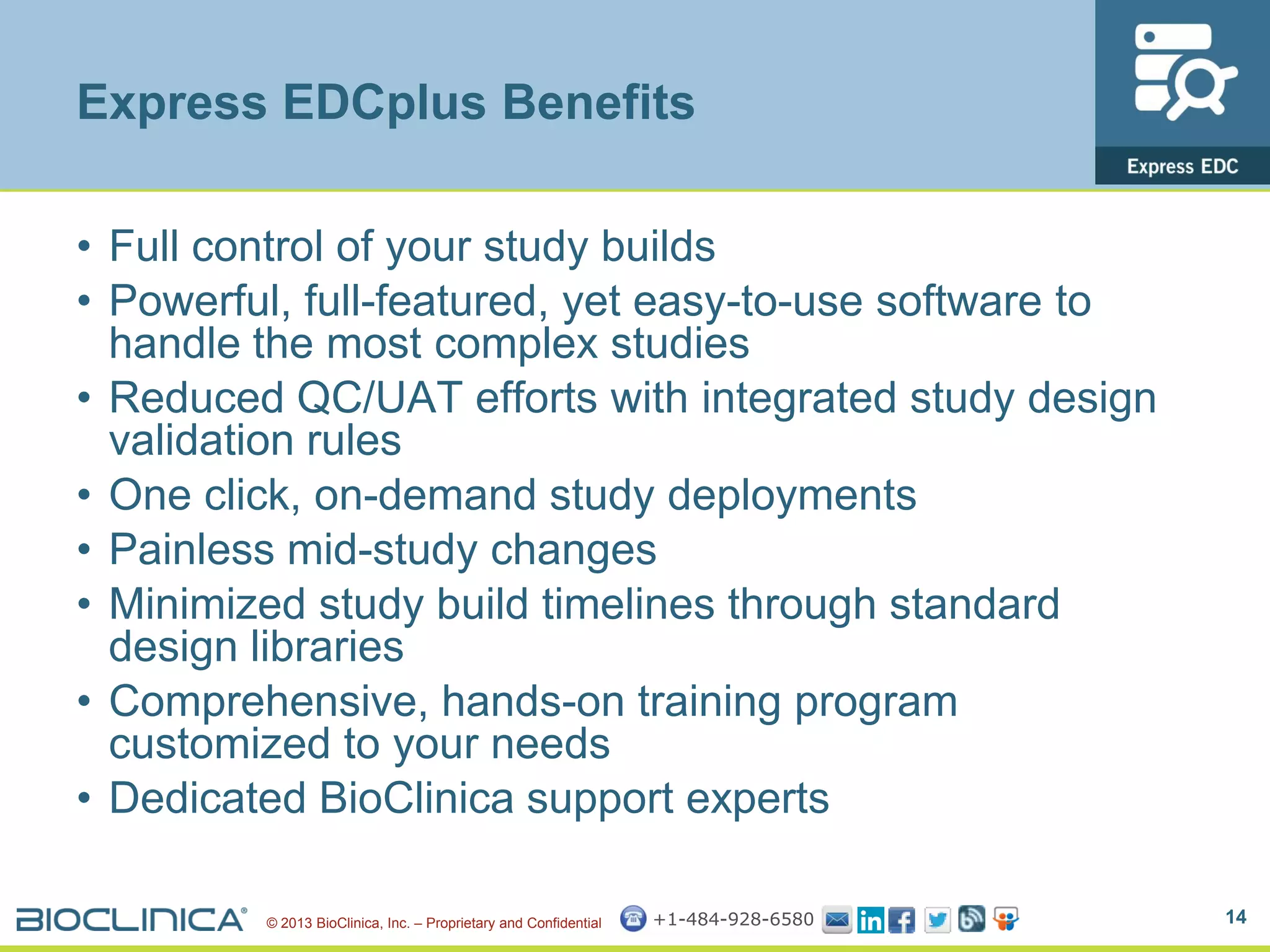 BioClinica and CRO Partners for Express EDCplus | PDF