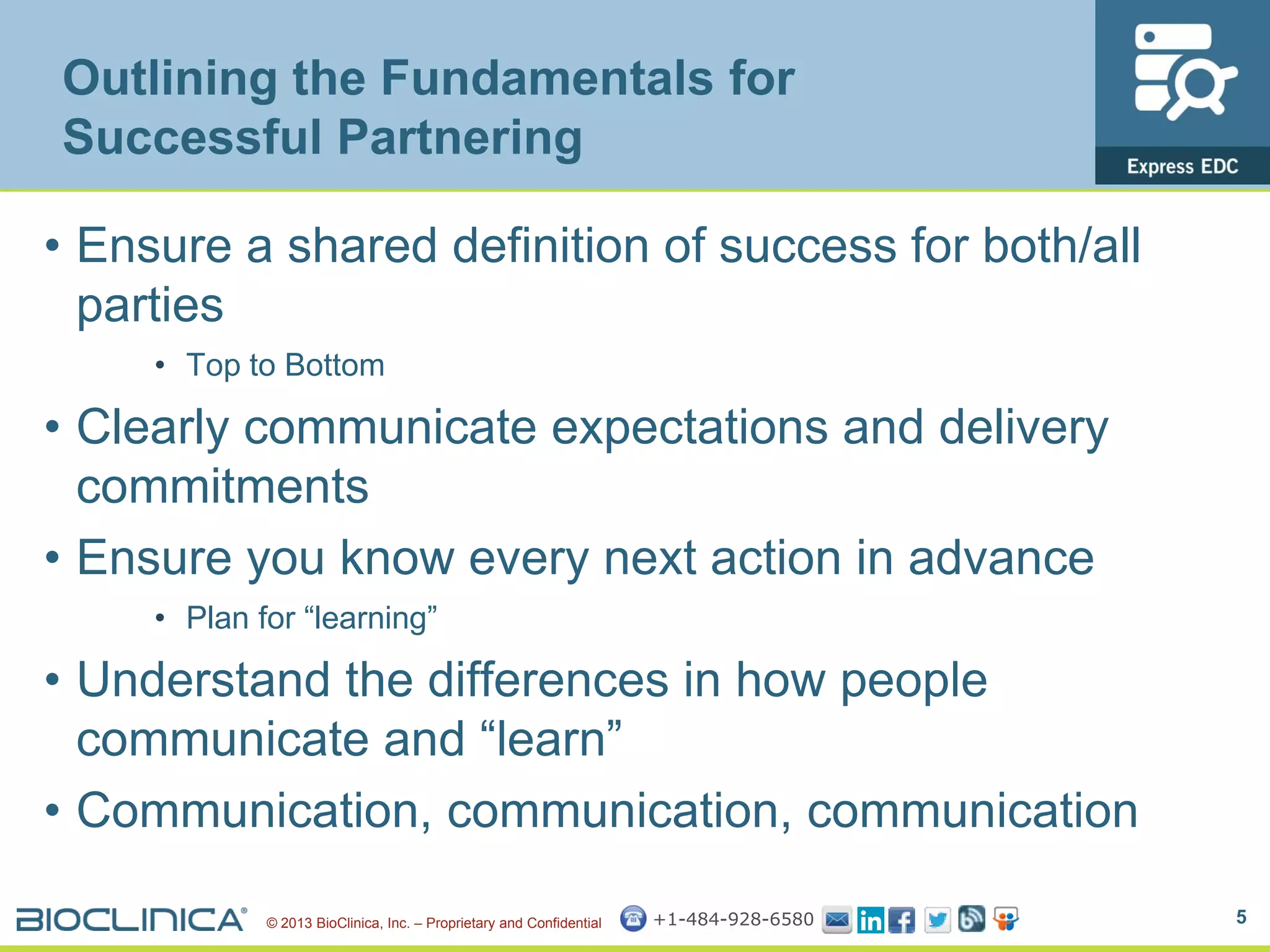 BioClinica and CRO Partners for Express EDCplus | PDF