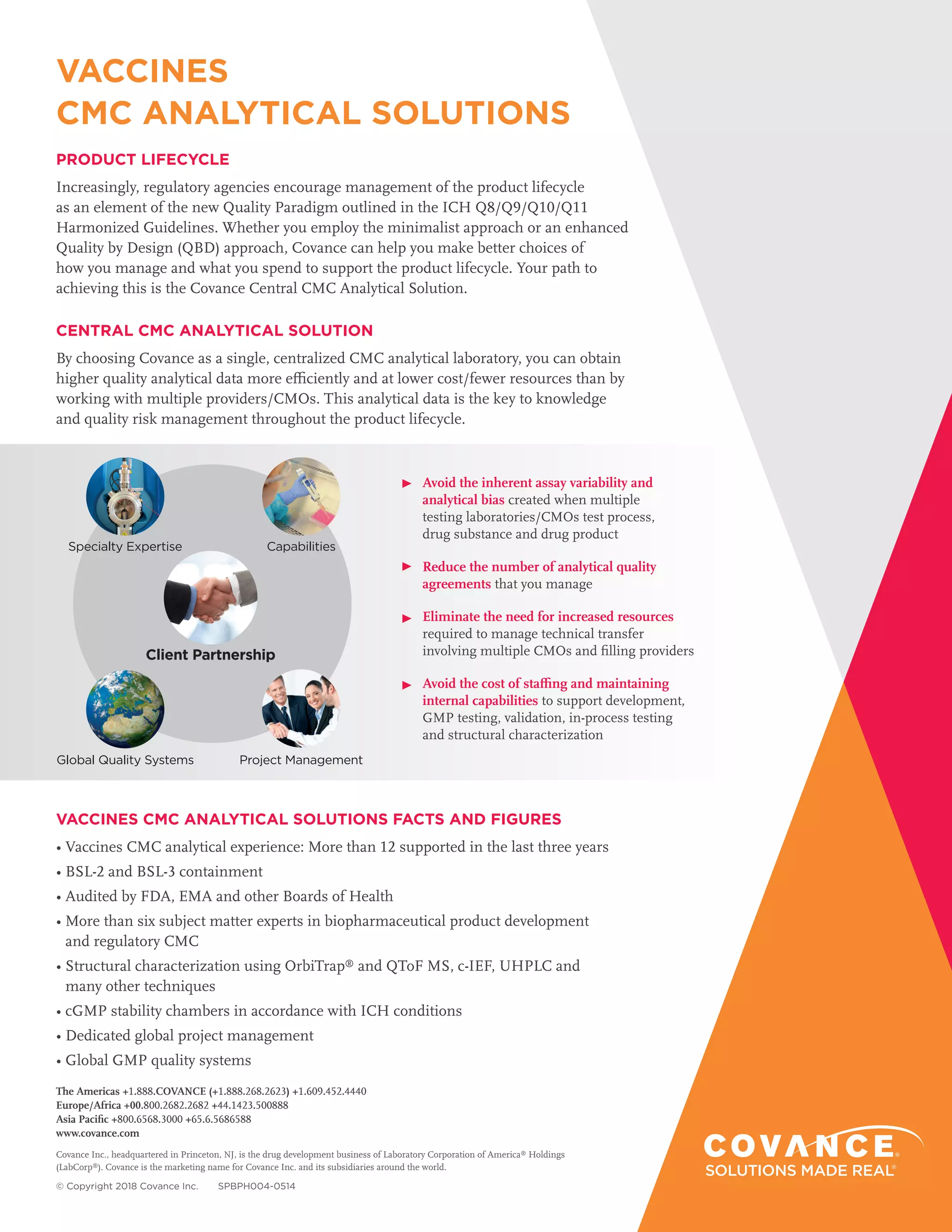 Vaccines CMC Analytical Solutions Profile | PDF | Pharmaceutical ...