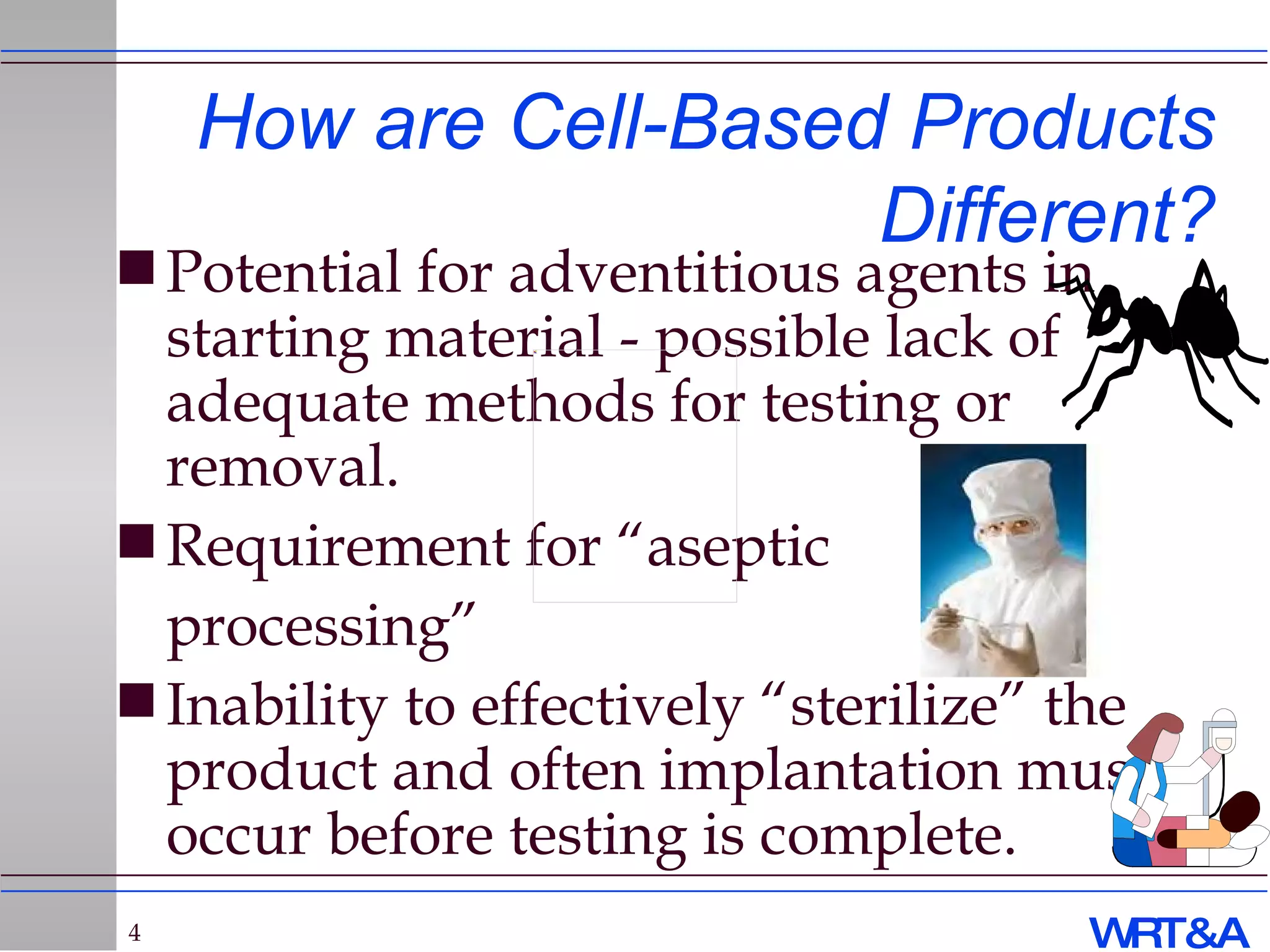 Cell Therapy Manufacturing: Regulations and Facilities | PPT
