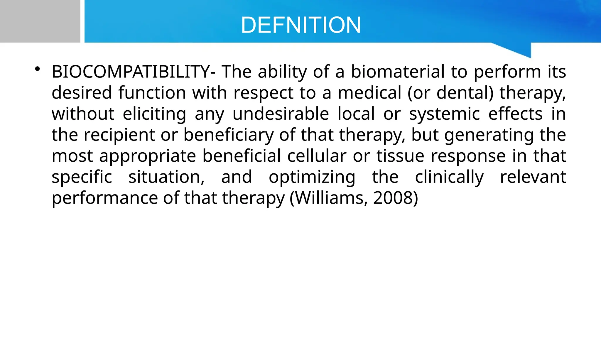 biocompactibility of dental materials , biocompactibility tests | PPTX