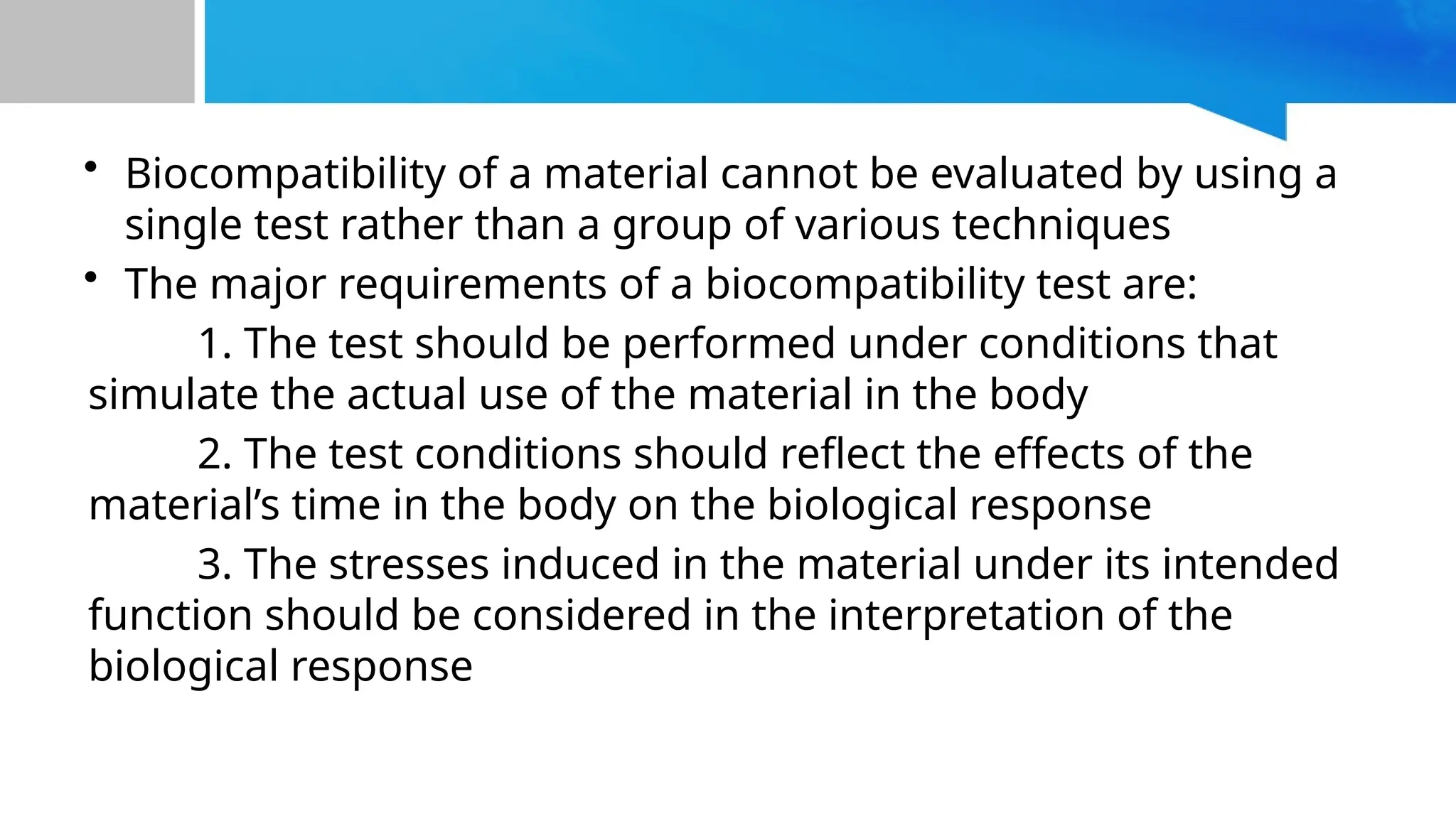 biocompactibility of dental materials , biocompactibility tests | PPTX