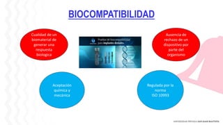 Biocompatibilidad, reacciones alergicas y bioseguridad.ppt