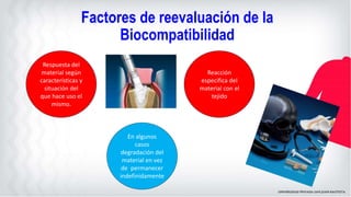 Biocompatibilidad, reacciones alergicas y bioseguridad.ppt