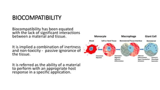 Biocompatibility | PPTX