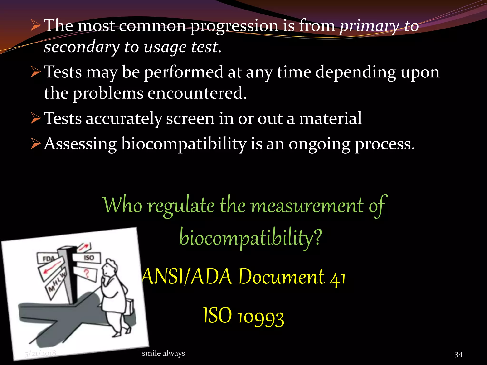 Biocompatibility tests | PPTX