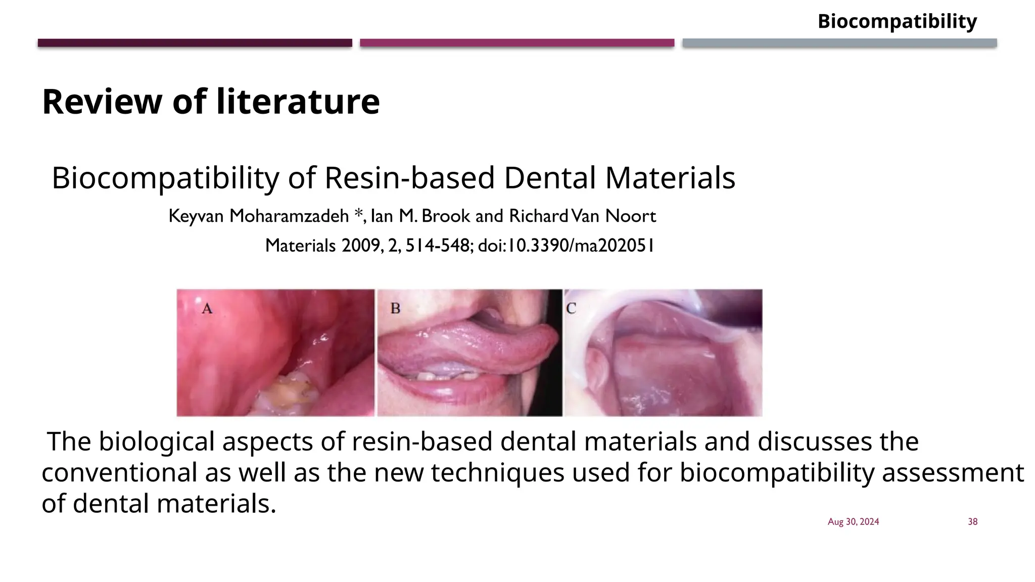 BIOCOMPATIBILITY & ADA specification of dental materials.pptx
