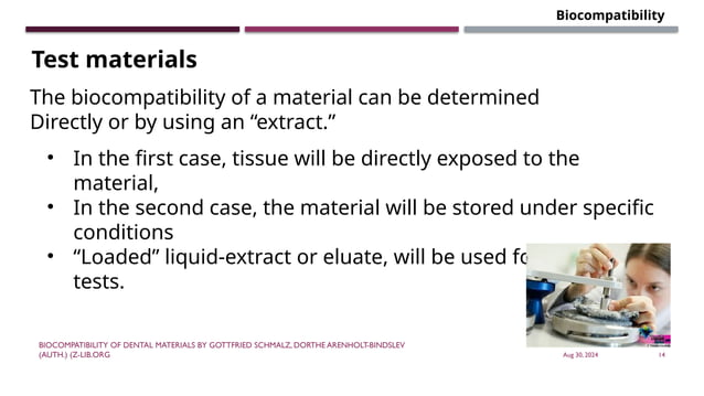 BIOCOMPATIBILITY & ADA specification of dental materials.pptx