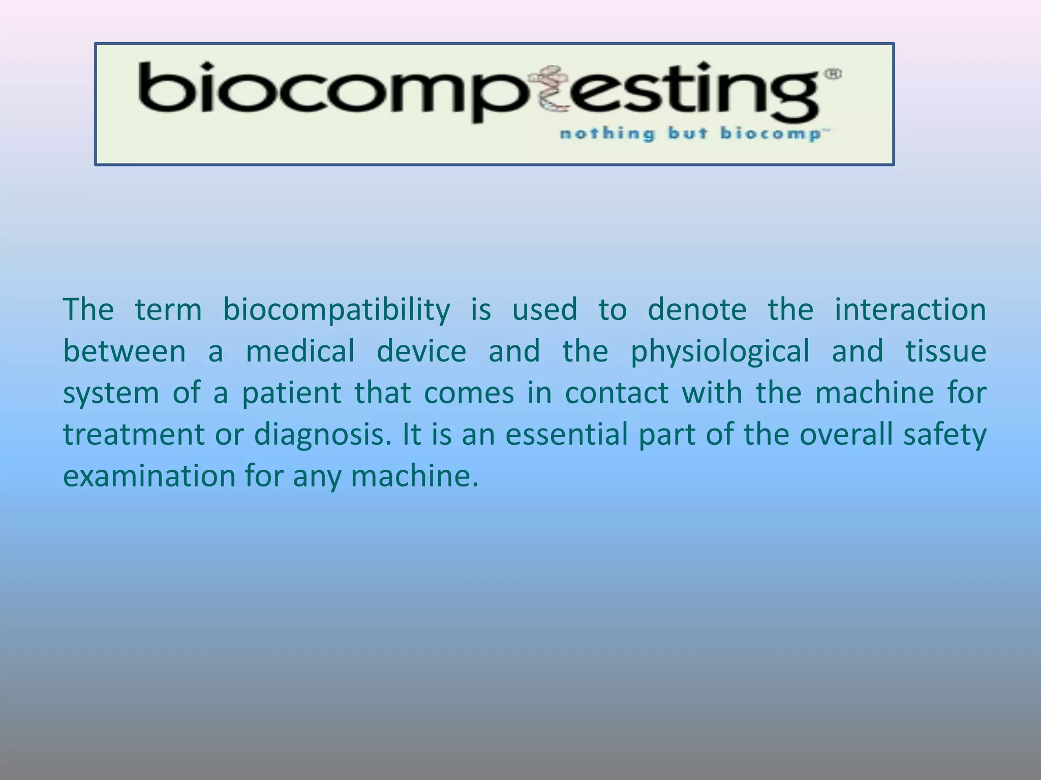 A Complete Guide about Biocompatibility for Medical Devices and ...