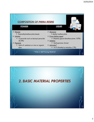 Biocompatibility of Polymethylmethacrylate resins | PDF