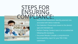 Biocompatibility Testing for FDA 510(k) Compliance.pptx
