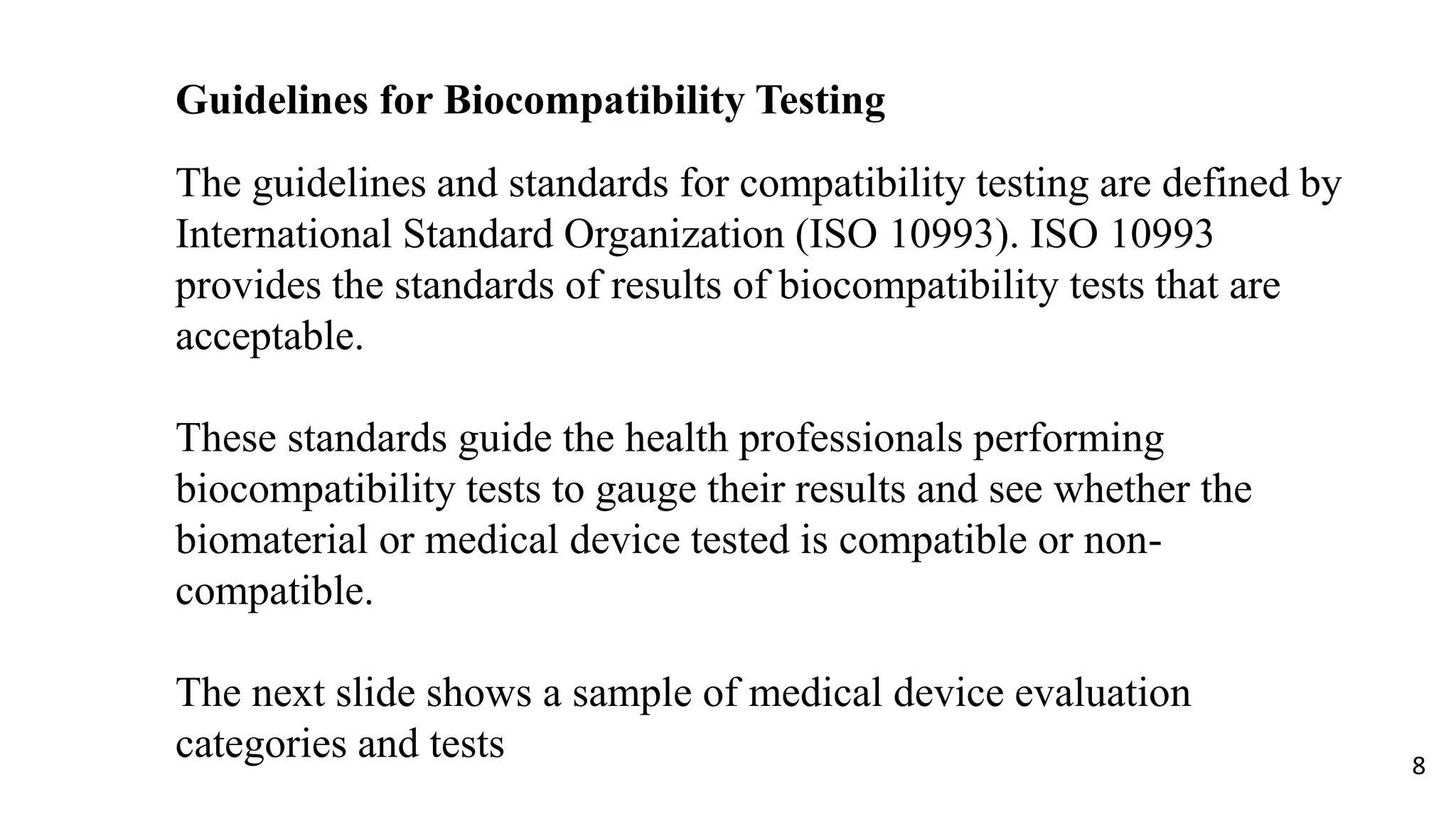 Biomaterials -Biocompatibility and characteristics | PPTX