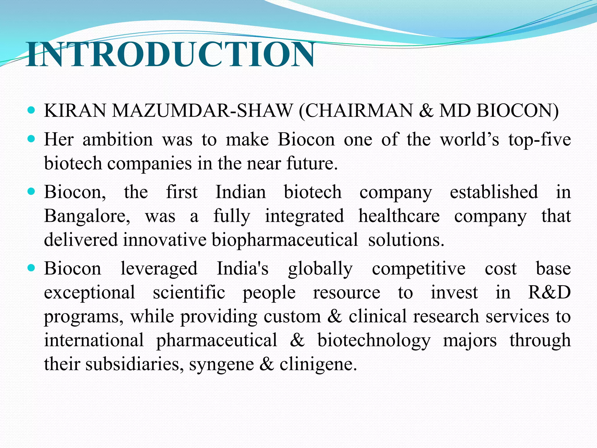 Biocon | PPTX