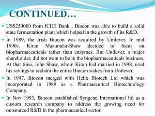 Biocon | PPTX