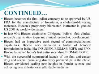 Biocon | PPTX