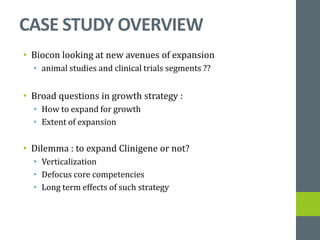 Biocon India Case Study | PPTX