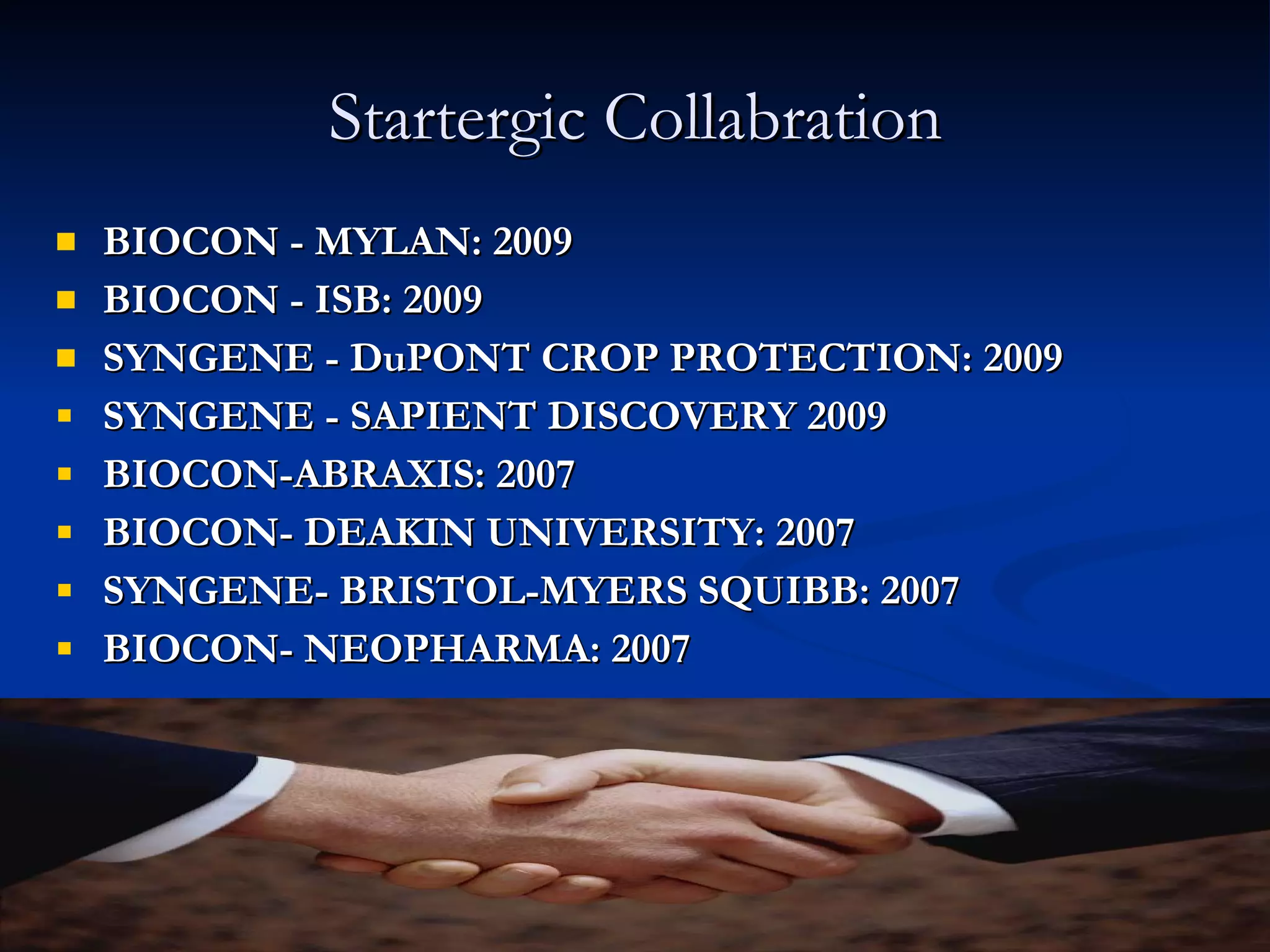 Biocon Company Profile | PPT