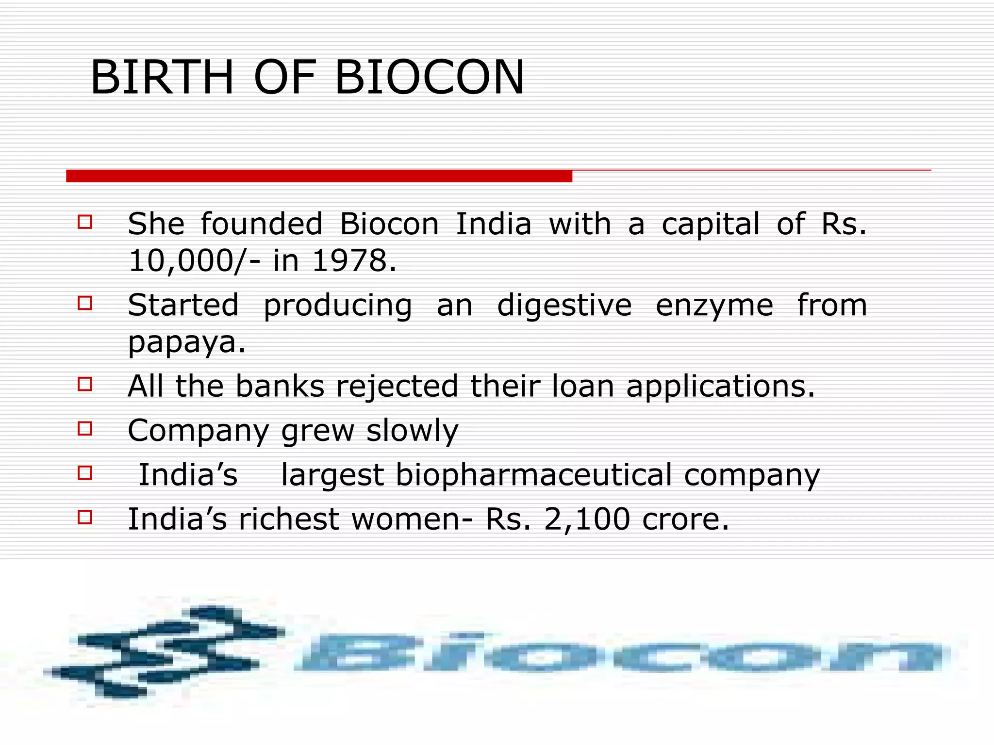 Biocon Company Profile | PPT