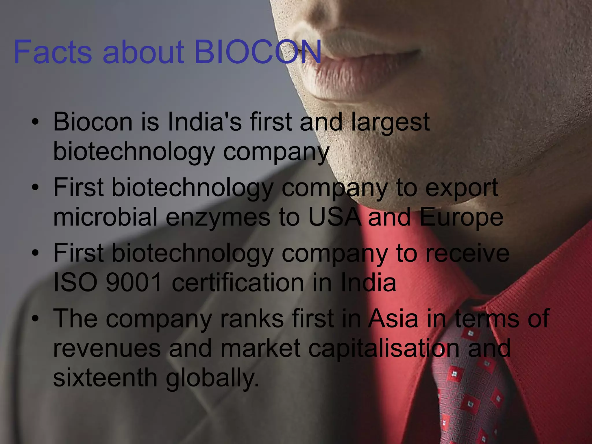 Biocon Company Profile | PPT