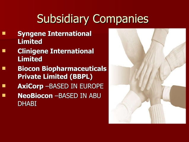 Biocon Company Profile | PPT