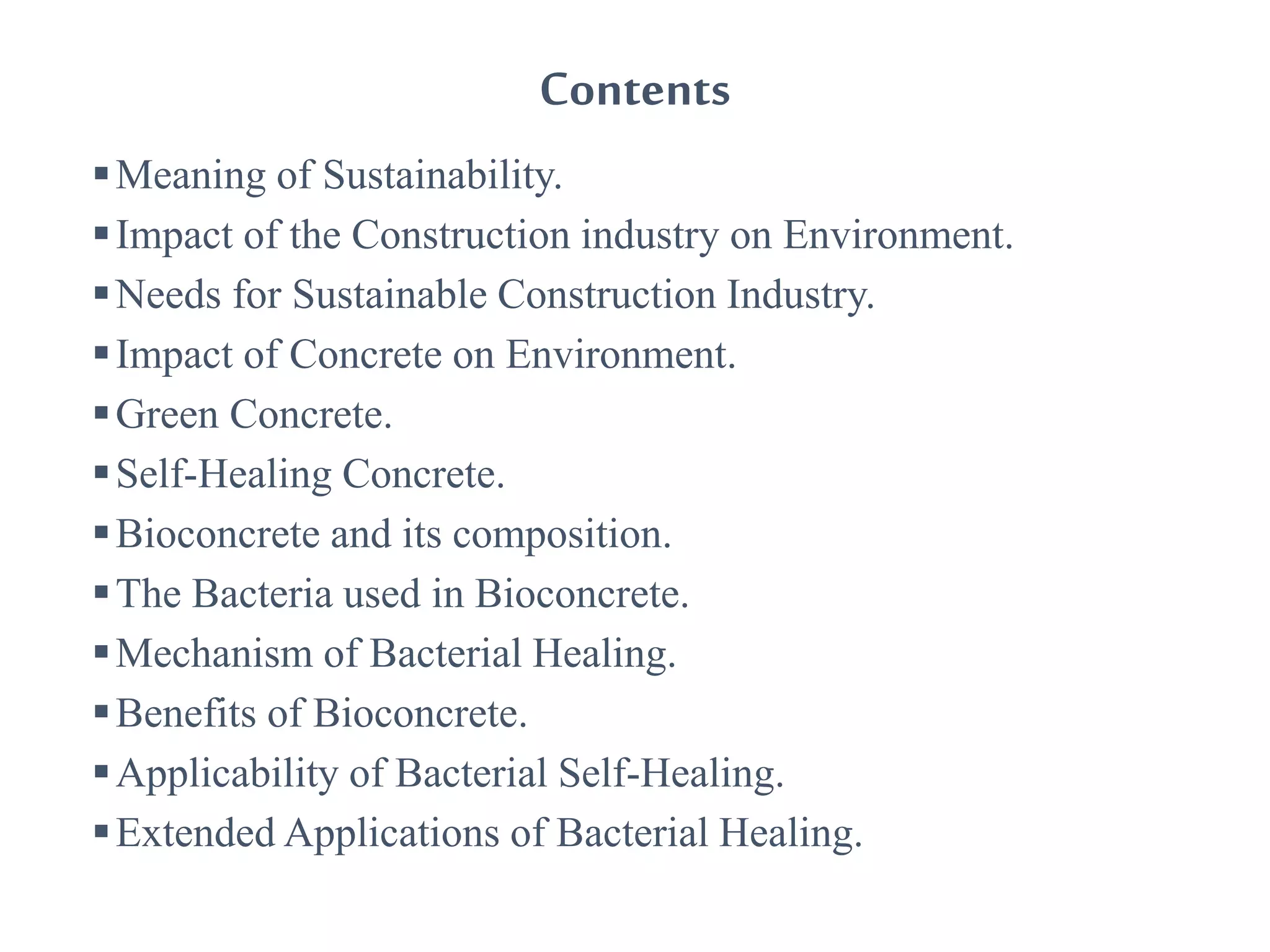 Bioconcrete as a sustainable construction material | PDF