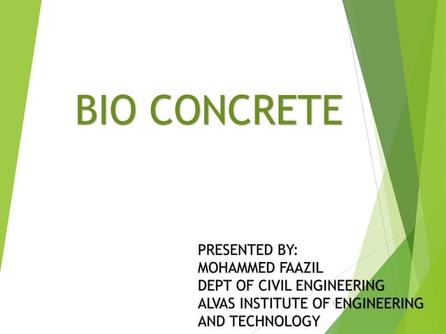 Bio concrete | PPTX