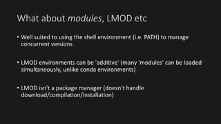 Bioconda and the Conda Package Manager | PPT
