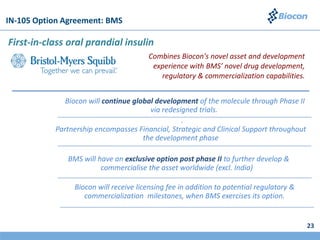 Biocon Investor Presentation Jan 2013 | PPT