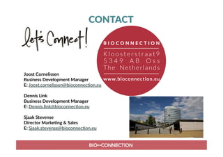 170928 Presentation BioConnection (SMB meeting) | PPT