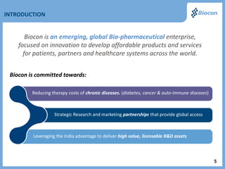 Biocon Q4_FY12_Media Presentation | PDF | Endocrine and Metabolic ...