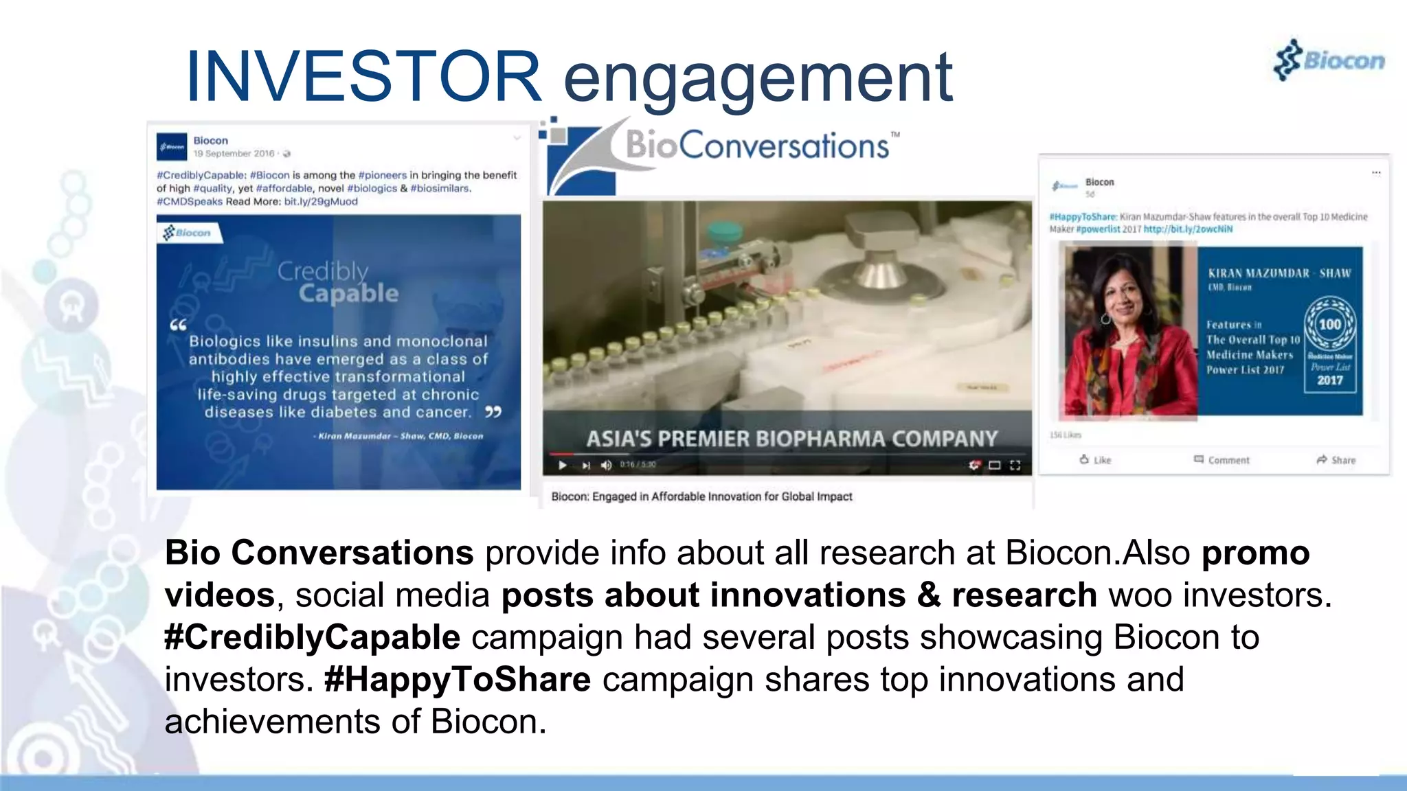 Biocon Social Media Ppt | PPTX