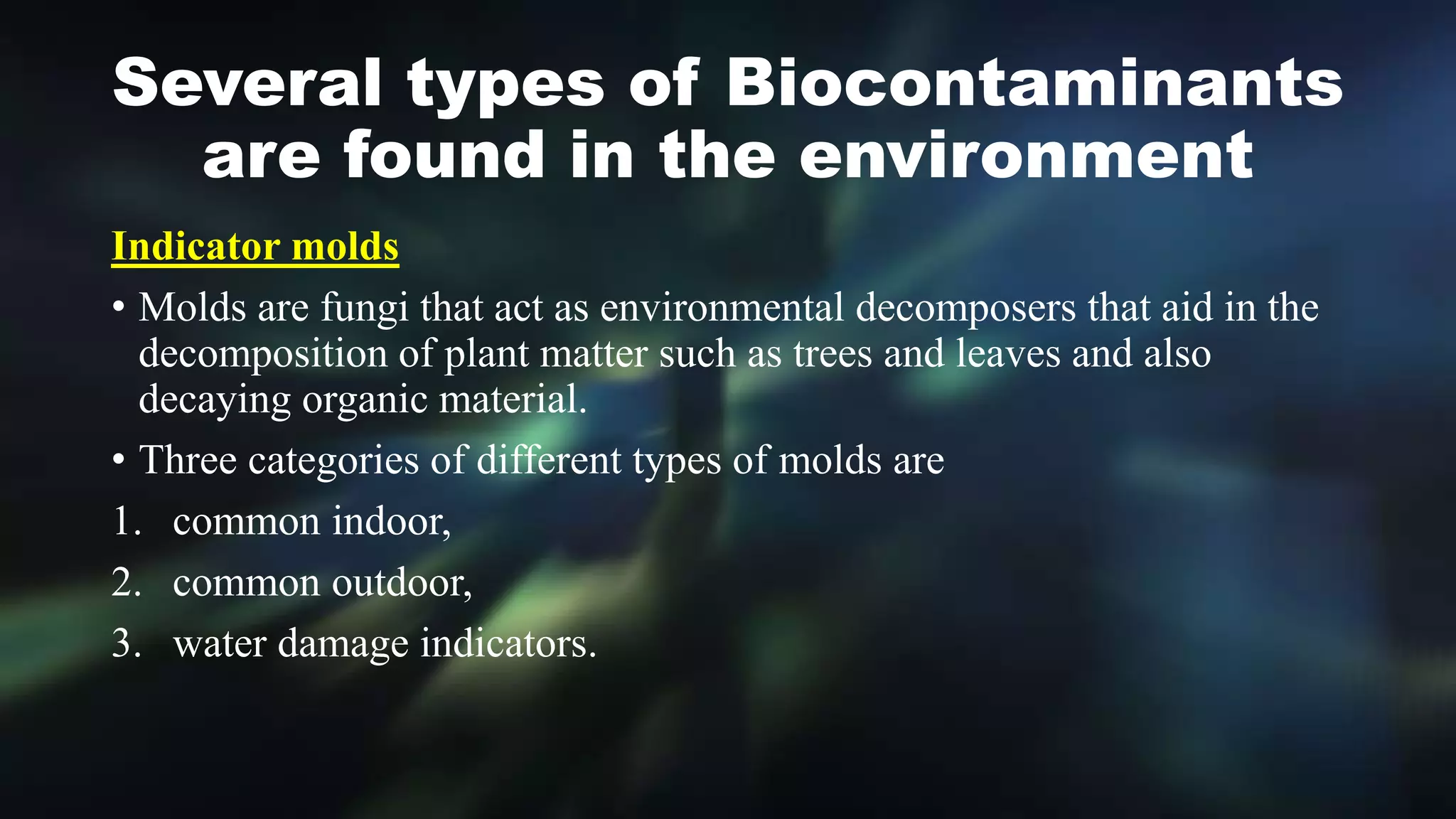 Biocontamination | PPTX