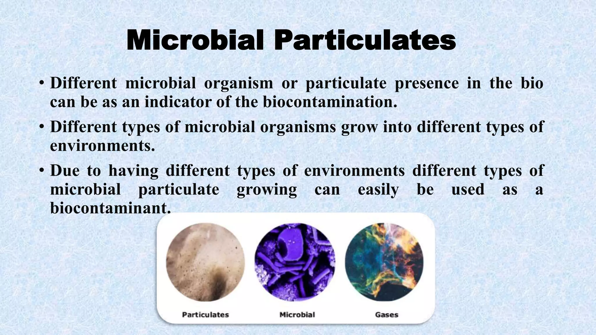 Biocontamination | PPTX