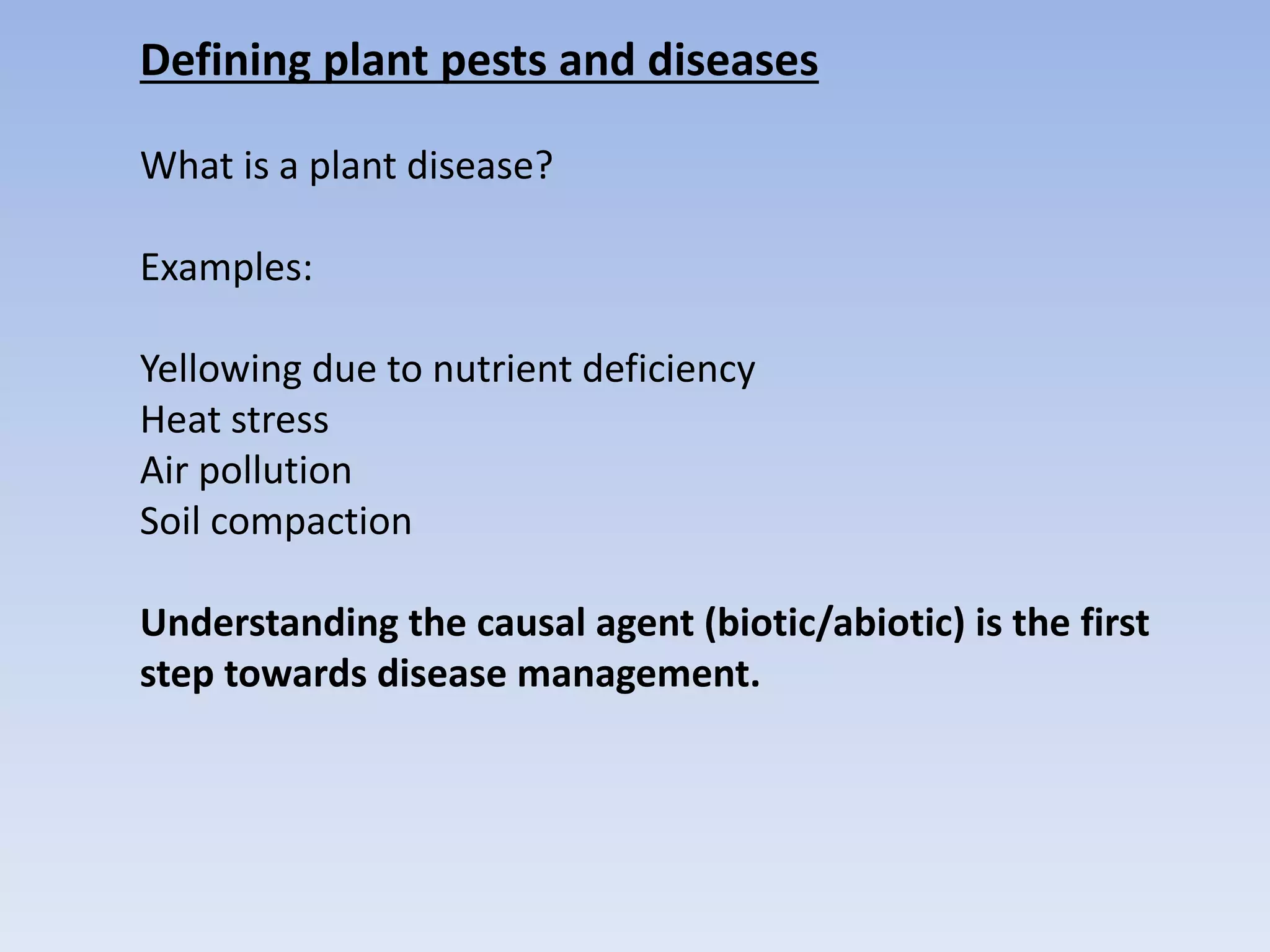 Biological Control for Pest Disease Management | PPTX