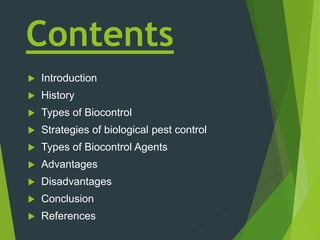 Biocontrol Agents | PPTX