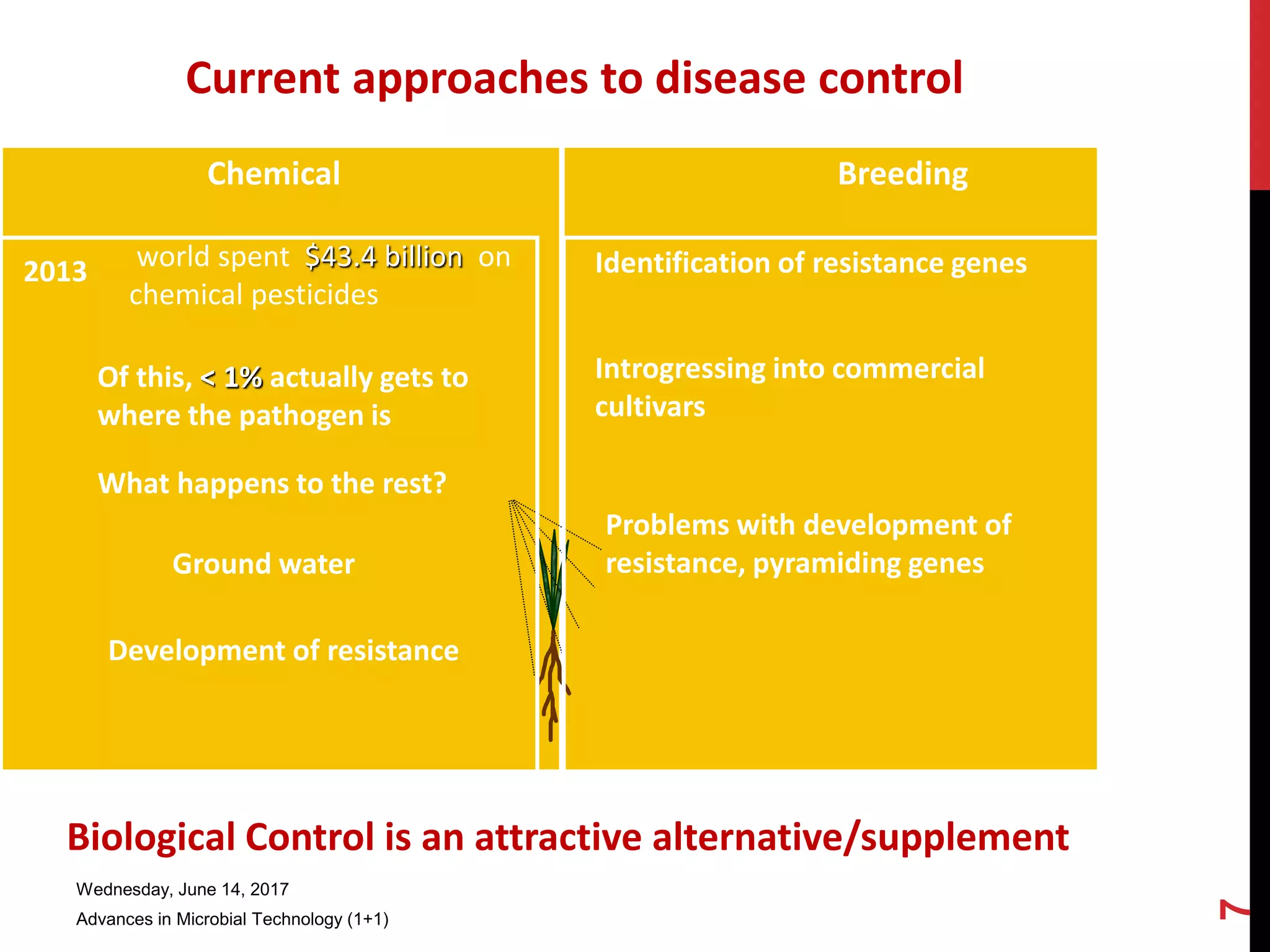 Biocontrol agents production and application | PPTX