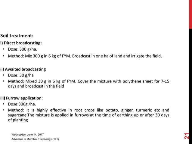 Biocontrol agents production and application | PPTX