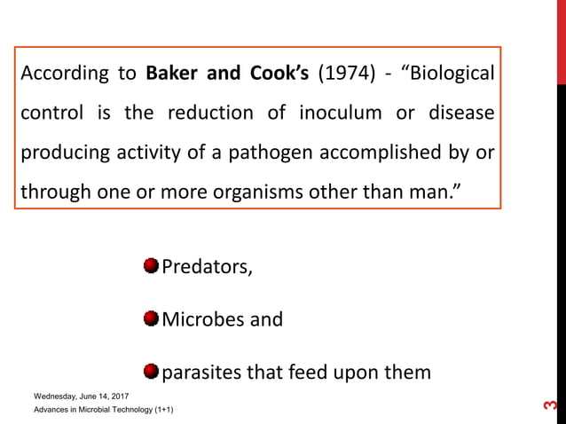 Biocontrol agents production and application | PPTX