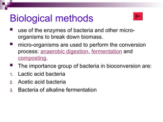 BIOCONVERSION-to improve environmental problems.ppt