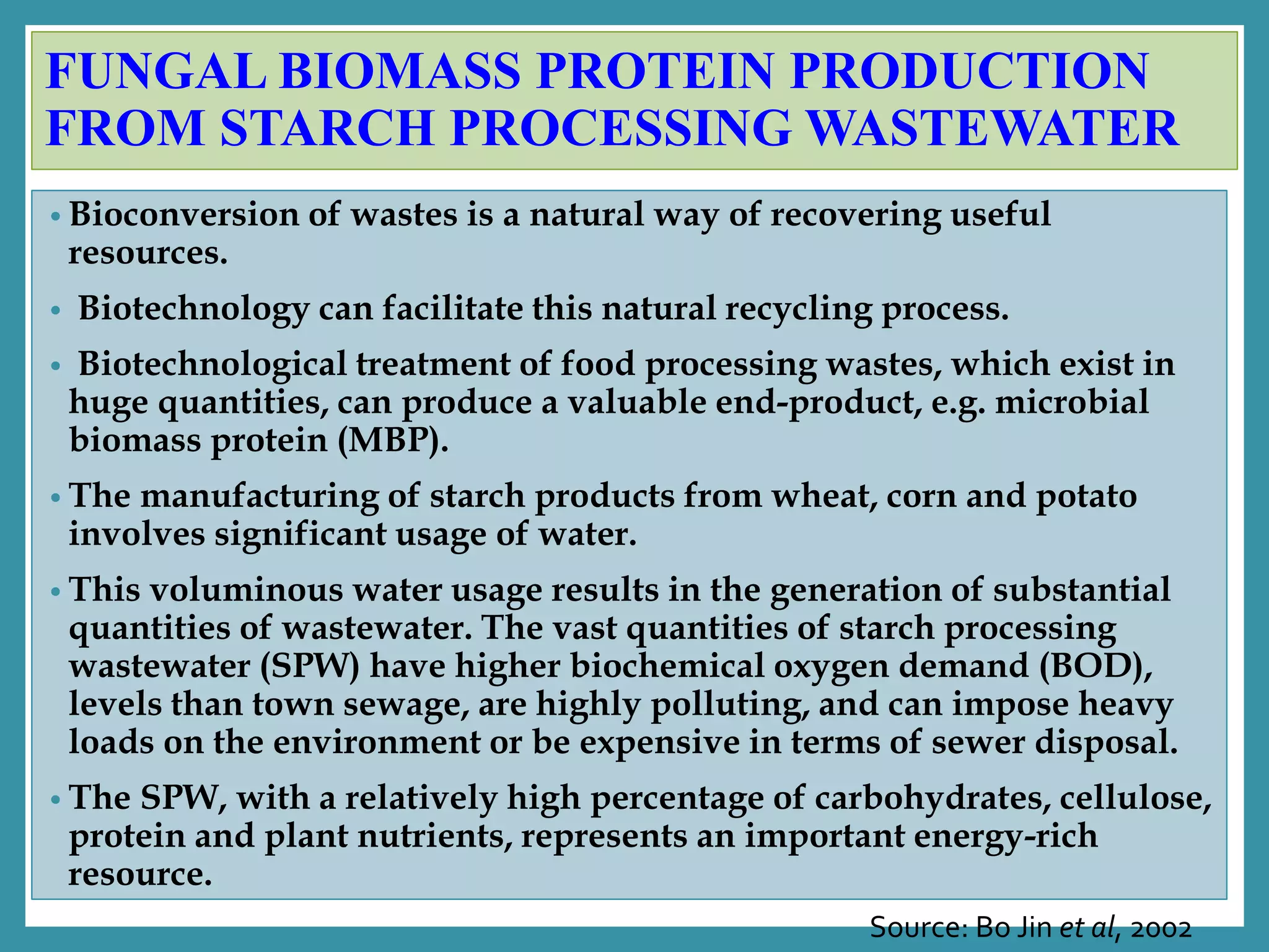 Bioconversion of starch | PPTX